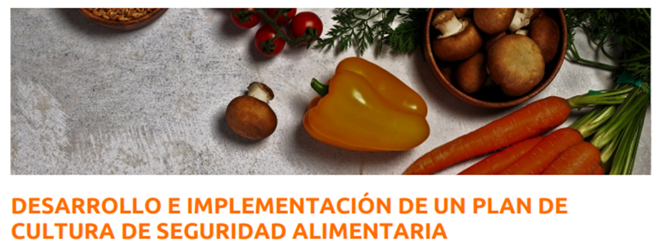 DESARROLLO E IMPLEMENTACIÓN DE UN PLAN DE CULTURA DE SEGURIDAD ALIMENTARIA (del 19 al 21.02.2024 ...